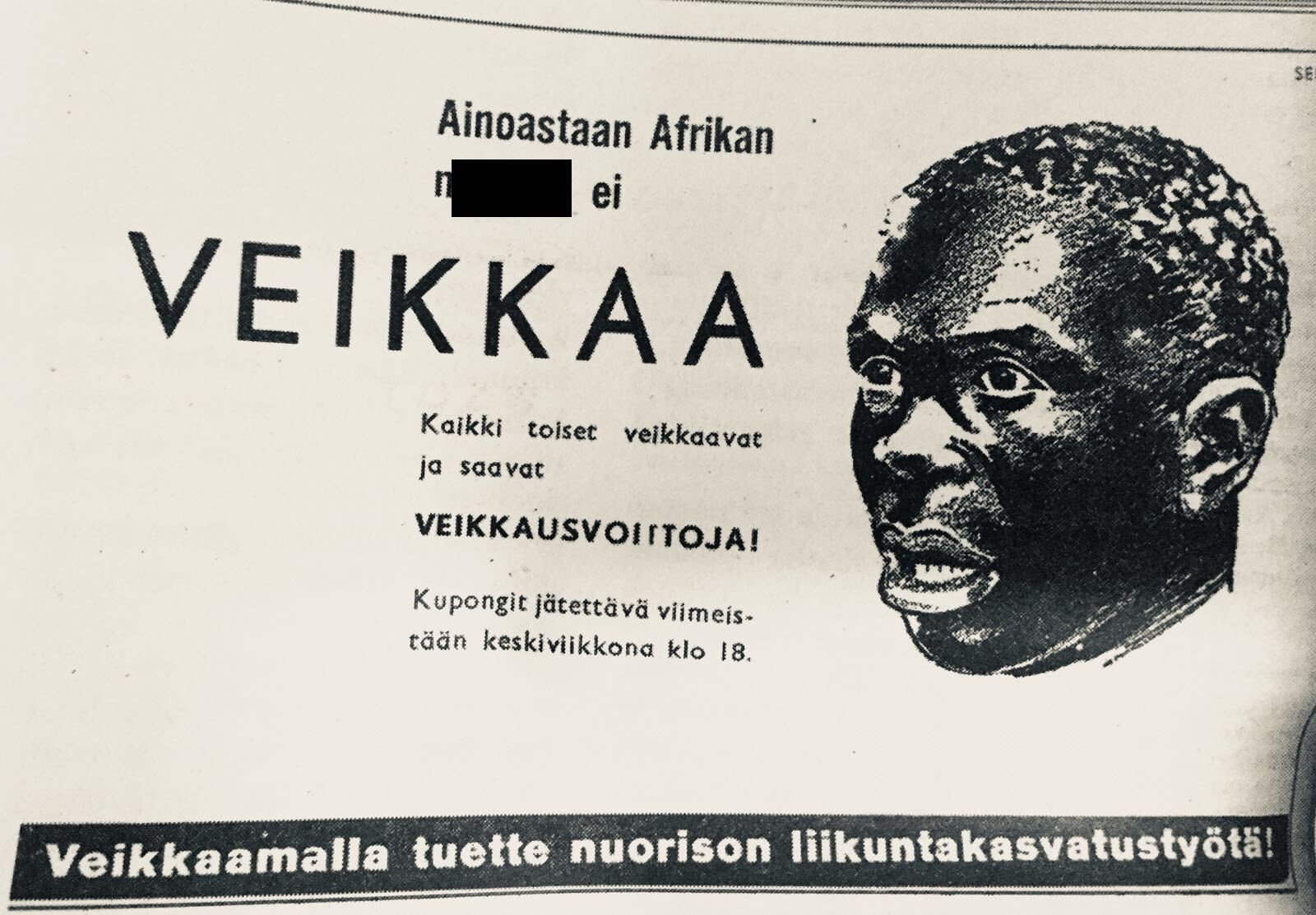 Vanhoissa Veikkauksen mainoksissa oli vastuullisuus kaukana - Pivekunkku